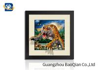 China Animal 3D 5D Photography , Lenticular Image Printing Home / Bedroom Wall Art Decor for sale