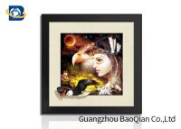 China Eco - Friendly PP / PET 3D Lenticular Pictures , 3D Image Without Frame for sale