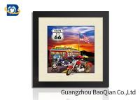 China Eco - Friendly PP / PET 3D Lenticular Pictures , 3D Image Without Frame for sale