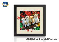 China Flip Effect 3D / 5D Picture Lenticular Poster Printing Cats / Beautiful Girl Pattern for sale