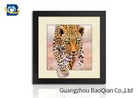 China Tiger Pattern 5D Images , Custom Lenticular Printing Home Decor 0.9MM Thickness for sale