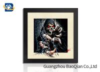 China Creative Wall Hanging Decor Lenticular 3D / 5D Photos Skeleton / Eagle Animal Image for sale