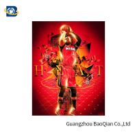 China Colorful 3D Lenticular Poster Printing For NBA Advertising 50 * 71cm for sale