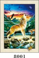 China 5D Flip Effect Lenticular Printing Picture For Animals And Scenery for sale