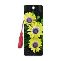 China Flower Design Souvenir 3D Lenticular Bookmark / 3D Lenticular Printing for sale