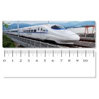 China 5.4x31cm High - Speed Train 3D Lenticular Ruler PET Material For Student Stationery for sale