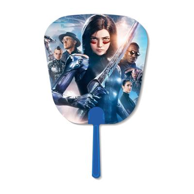 China Promotion 3D Lenticular Printing Service 0.65mm PET 3D Lenticular Hand Fans for sale