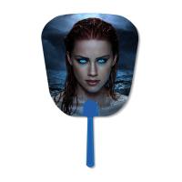 China Promotion 3D Lenticular Printing Service 0.65mm PET 3D Lenticular Hand Fans for sale