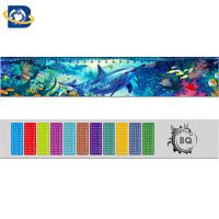 China Fantastic 3D Lenticular Printing Ruler 0.9mm PET+157g Paper Material for sale