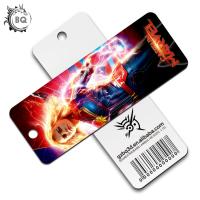China Custom Lenticular Promotional 3d Holographic Bookmarks 0.6mm PET+157g Coated Paper for sale