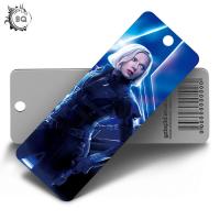 China Marvel Heros Design PET 3D Lenticular Bookmark 0.6mm PET+157g Coated Paper for sale