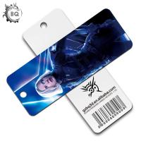 China Marvel Heros Design PET 3D Lenticular Bookmark 0.6mm PET+157g Coated Paper for sale