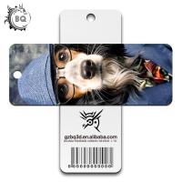 China PET Customized Dog 3D Lenticular Bookmark For Art And Collectible for sale