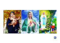 China 30X40cm Flip Wall Art Posters Religion Jesus Christ / Virgin Mary Theme for sale