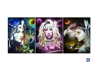China Film Lamination Lenticular Flip , 3D Triple Transition Lenticular Poster 12x17 Inches for sale