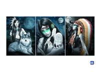 China Film Lamination Lenticular Flip , 3D Triple Transition Lenticular Poster 12x17 Inches for sale