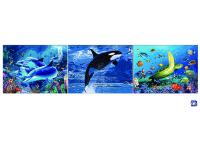 China Wall Art 3D Lenticular Picture Flip Cute Cats And Dolphins With 12X17 Inches for sale