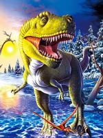China Dinosaur 3D Decoration Pictures 0.75mm Thickness Environmentally Friendly for sale