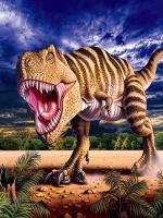 China Dinosaur 3D Decoration Pictures 0.75mm Thickness Environmentally Friendly for sale