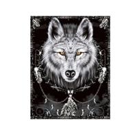 China Animal 3D Lenticular Pictures For Office Decoration / 3D Wolf Picture for sale