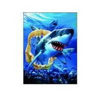 China Living Room Decoration 3D Lenticular Photography Sealife Dolphin Images With Deep Effect for sale
