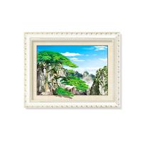 China PS / MDF Frame Nature Scenery 5D Pictures / Lenticular Poster Printing for sale