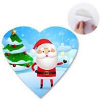 China Heidelberg Offset Printing 3D Lenticular Sticker With Heart Shape Die Cut For Promotion for sale