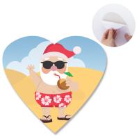 China Heidelberg Offset Printing 3D Lenticular Sticker With Heart Shape Die Cut For Promotion for sale