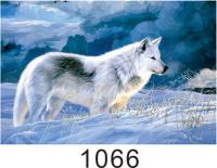 China 0.6mm Thickness 3D Lenticular Images  ,  Advertising Poster 3D Wolf Picture for sale