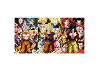 China PET Lenticular Flip 3D Lenticular Triple Transition Dragon Ball Goku Anime Poster For Wall Art Poster for sale