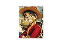 China One Piece Luffy Flip Anime Lenticular Poster Triple Transitions For Restaurant for sale