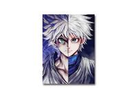 China Film Lamination Lenticular Flip 3D HUNTER × HUNTER Triple Transition Anime Poster For Promotion for sale