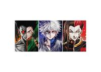 China Film Lamination Lenticular Flip 3D HUNTER × HUNTER Triple Transition Anime Poster For Promotion for sale