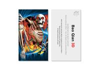 China Custom 3.5x2 Inch 3D Lenticular Business Card With Logo / Lenticular Image Printing for sale