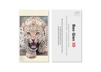 China Custom 3.5x2 Inch 3D Lenticular Business Card With Logo / Lenticular Image Printing for sale