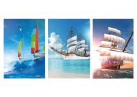 China SGS Flip 3 Image In One 3D Lenticular Card 3.5x2 Inch 3D Name Cards for sale