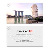 China Plastic PET 3D Flip Lenticular Card Printing For Hotel , Restaurant for sale