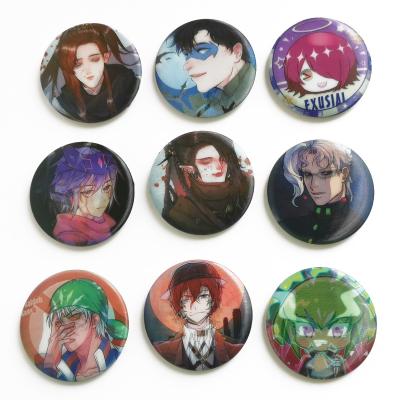 China Perfect Binding 3D Lenticular Printing Service 3D Lenticular Badges Tin 35mm Button for sale