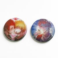 China Perfect Binding 3D Lenticular Printing Service 3D Lenticular Badges Tin 35mm Button for sale