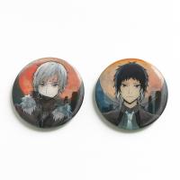 China Perfect Binding 3D Lenticular Printing Service 3D Lenticular Badges Tin 35mm Button for sale