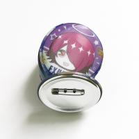 China Souvenir 3D Lenticular Printing Service Tinplate Button Badge BSCI for sale