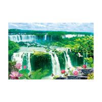 China Large Size PET 3D Lenticular Printing Poster Of Waterfall Scenery Theme for sale