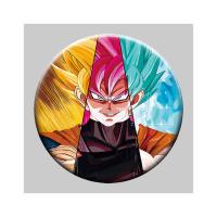 China Round 5x5cm 3D Flip Lenticular Anime Pins With Goku for sale
