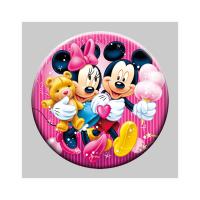 China Decoration Gift 3D Lenticular Badges With Elsa And Anna Princess for sale