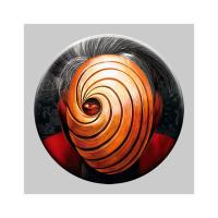 China 5x5cm 3D Lenticular Printing Service Kakashi Pin Anime Brooch Tobi Badge for sale