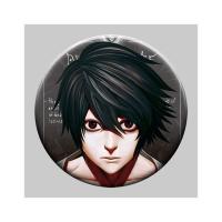 China Custom 3d Pins 58mm Lenticular Anime Button 3d Badge for sale