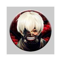 China Custom 3d Pins 58mm Lenticular Anime Button 3d Badge for sale