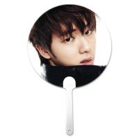China Idol Picture 3d Lenticular Hand Fan Of Celebrity for sale
