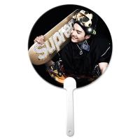 China Custom Lenticular Animation KPOP Flip 3d Hand Fan for sale