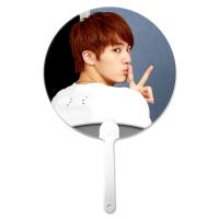 China Custom Lenticular Animation KPOP Flip 3d Hand Fan for sale